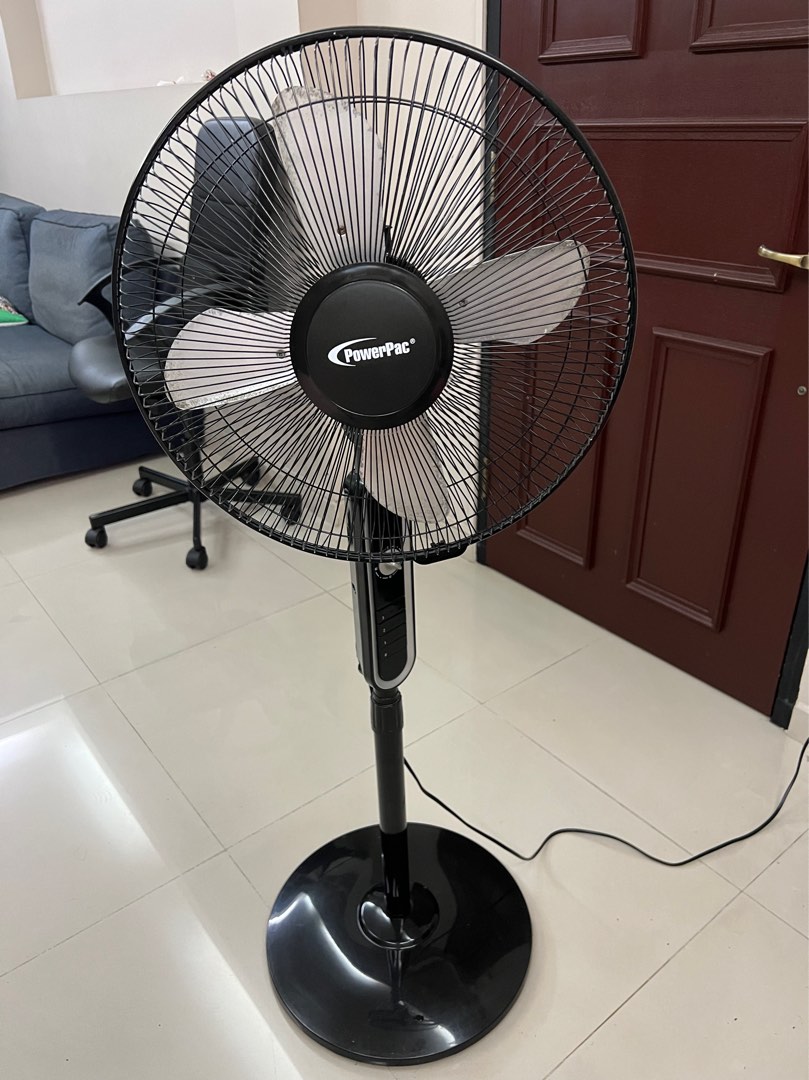 PowerPac 16 inch electric stand fan, Furniture & Home Living, Lighting ...