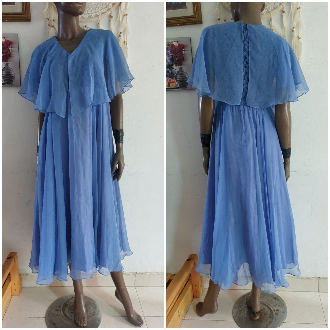 Premium party dress cantik bgt bagian atas bisa 2 model like new furing ...