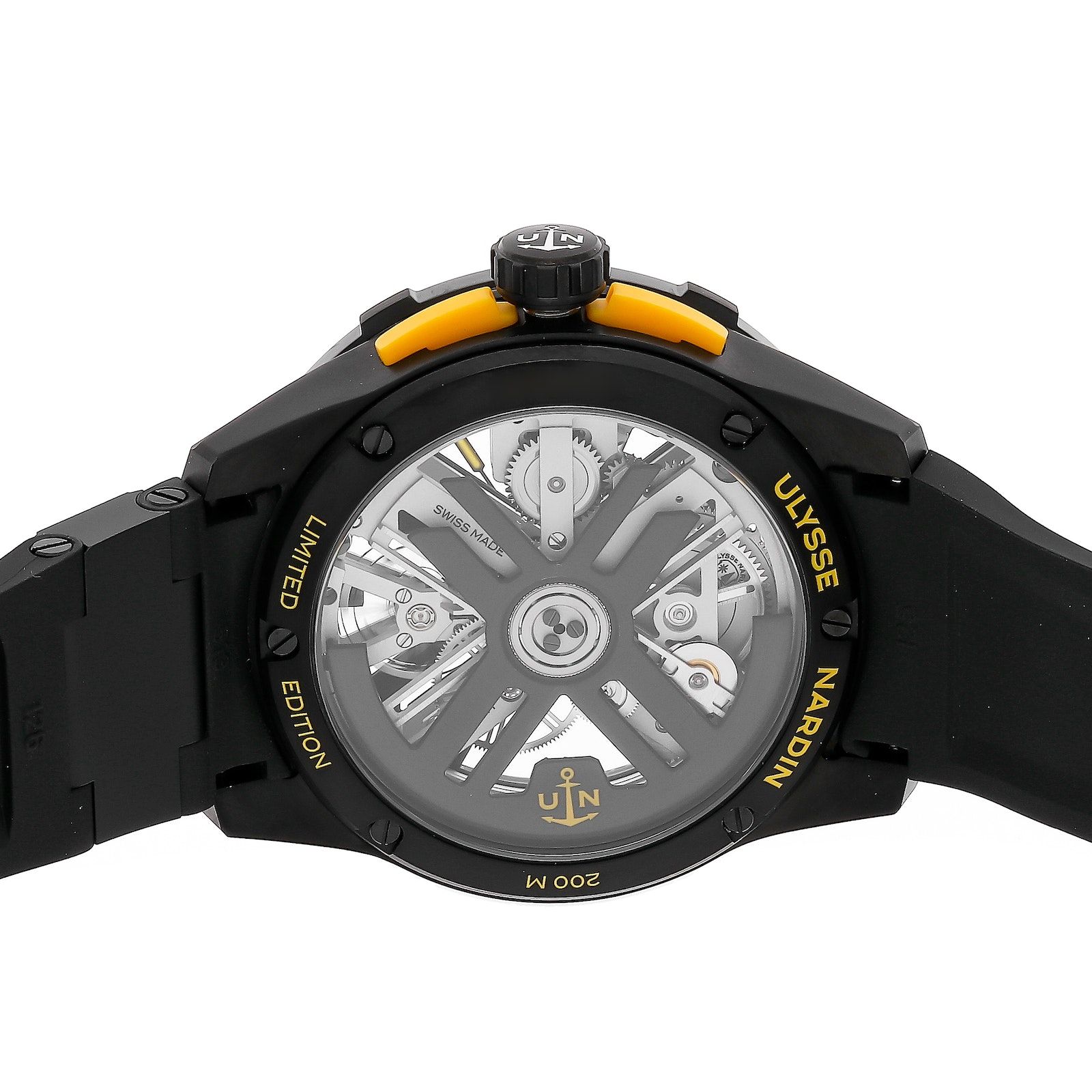 Pre-Owned Ulysse Nardin Diver X Skeleton 3723-170LE-2A-BLACK, Luxury ...