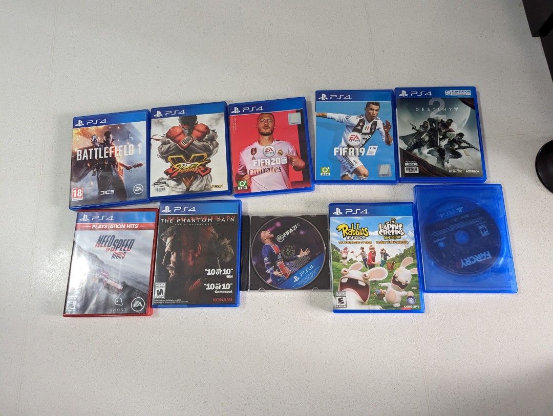 PS4 Games playstation 4 rabbids farcry 4 fifa 21 metal gear solid v 5 ...