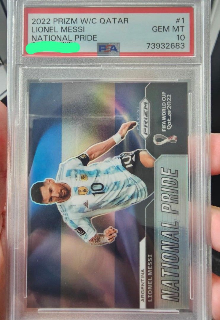 PSA 10 - Lionel Messi National Pride #1 Case hit, Hobbies & Toys, Toys ...