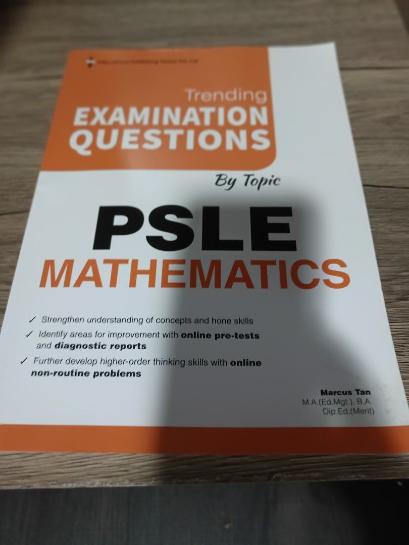 PSLE Maths Assessment book, Hobbies & Toys, Books & Magazines ...