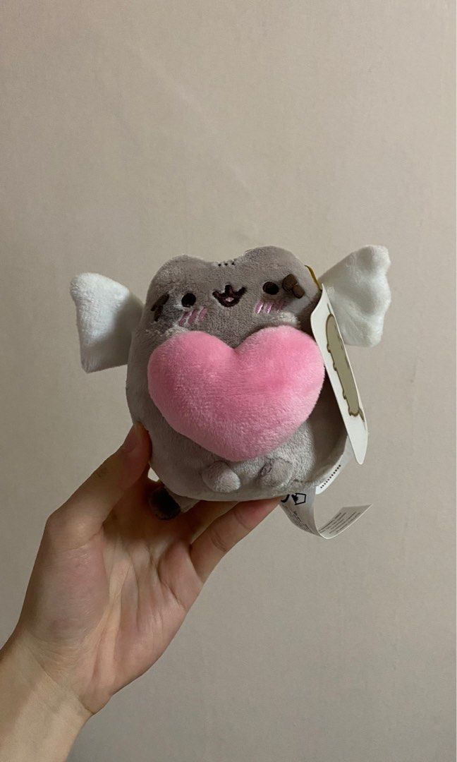 Pusheen Heart Soft Toy, Hobbies & Toys, Toys & Games on Carousell
