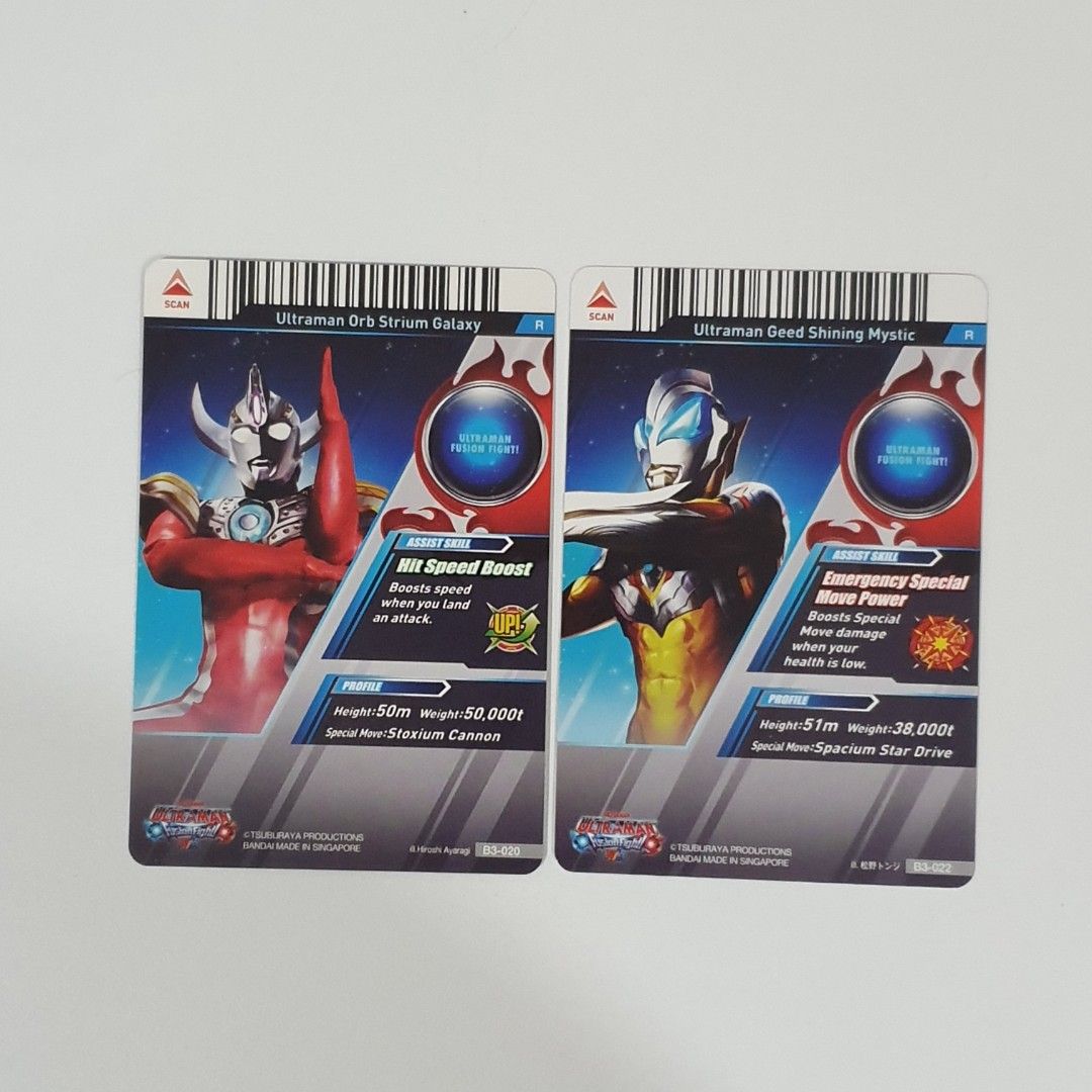 RARE Ultraman Fusion Fight! Trading Collectible Arcade Game Card ...