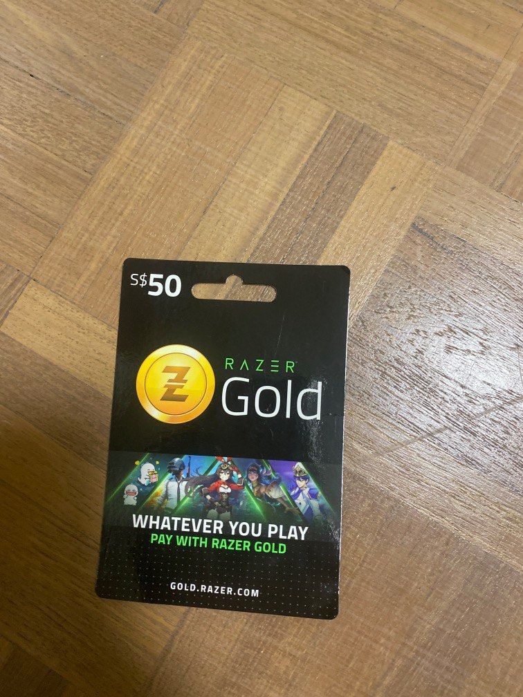 Razer Gold $50 giftcard, Video Gaming, Gaming Accessories, Game Gift ...