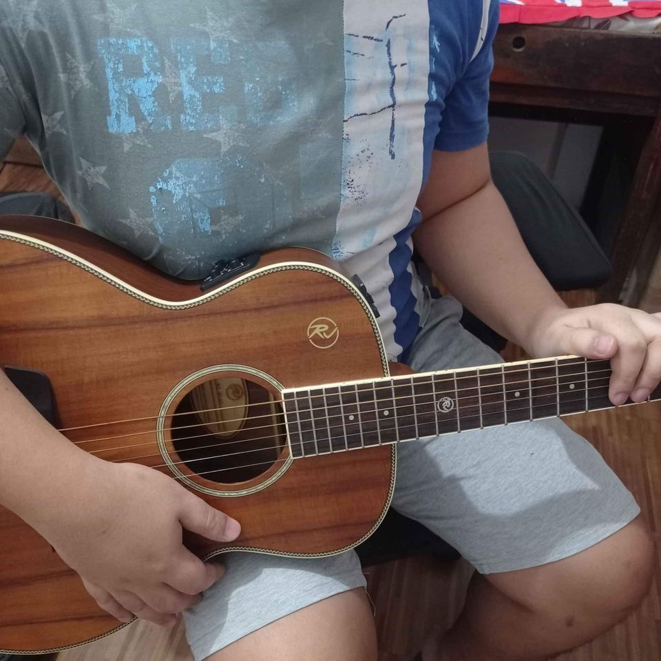 RJ Mini Premium Travel Series Acoustic Electric Guitar - Koa(rare ...