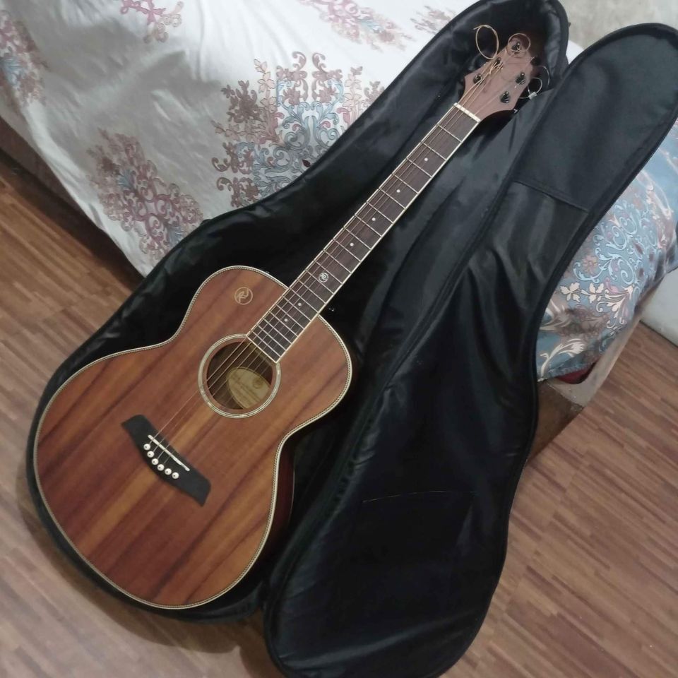 RJ Mini Premium Travel Series Acoustic Electric Guitar - Koa(rare ...