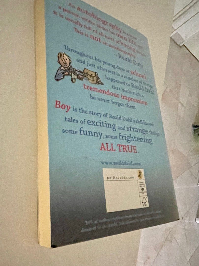 Roald Dahl - Boy Tales of Childhood, Hobbies & Toys, Books & Magazines ...