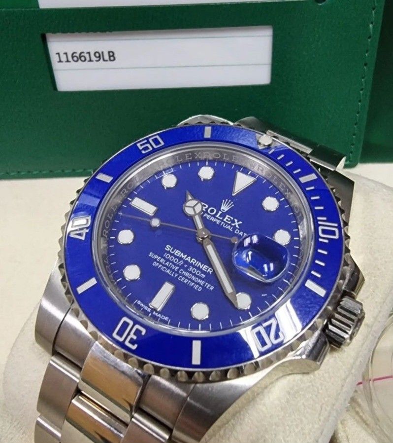 ROLEX SUBMARINER "SMURF", Luxury, Watches on Carousell