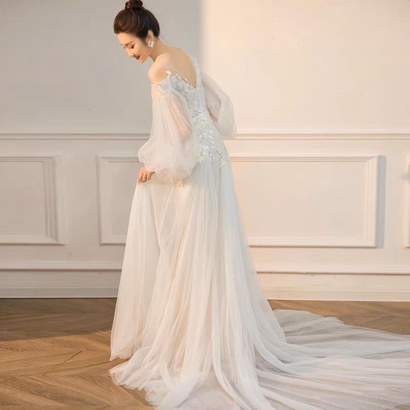 ROM / Bridal Gown, Women's Fashion, Dresses & Sets, Evening dresses ...