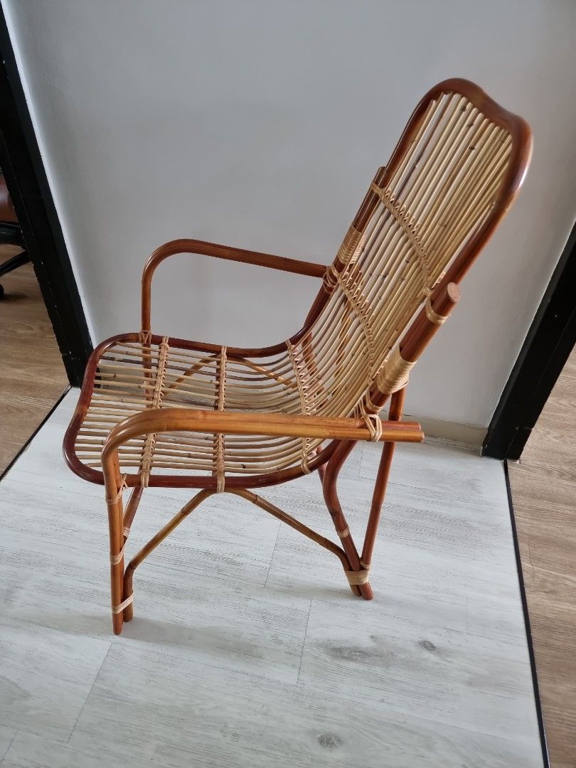 Rottan chair, Furniture & Home Living, Furniture, Chairs on Carousell