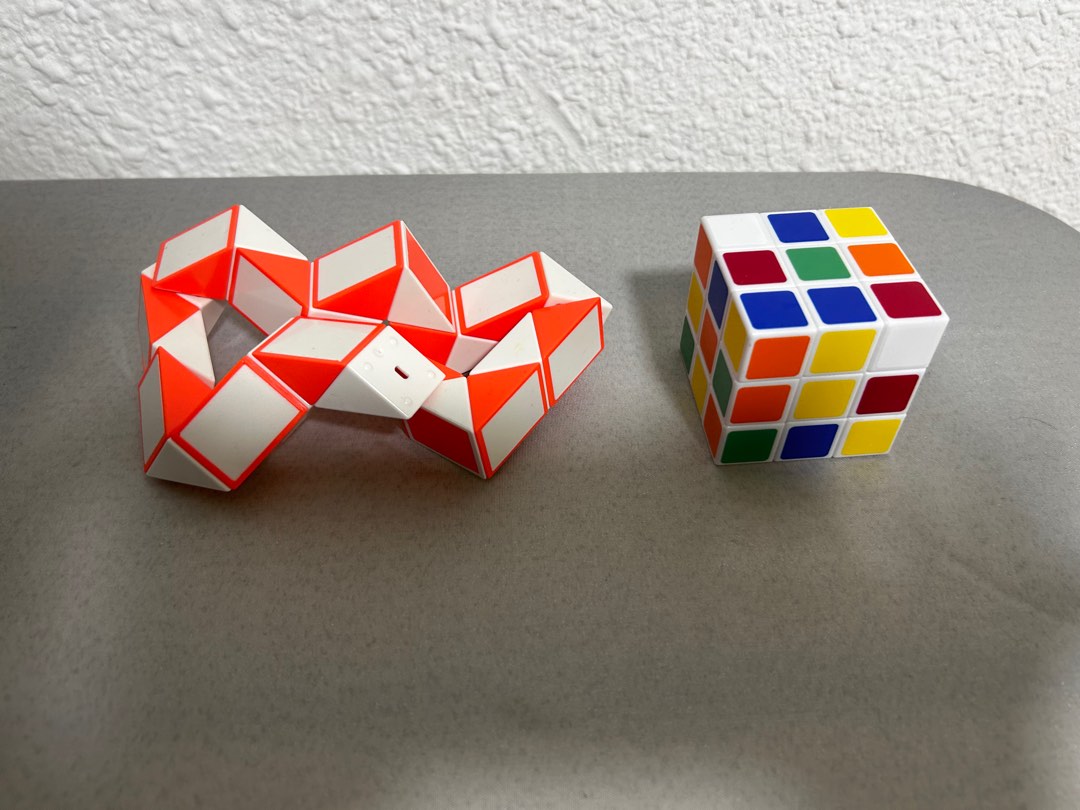 Rubik's Cube and snake cube, Hobbies & Toys, Toys & Games on Carousell