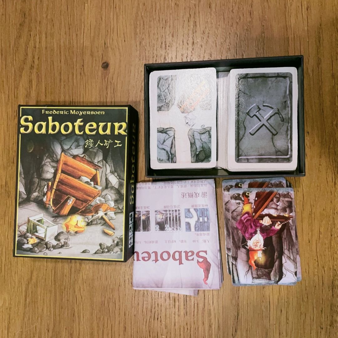 Saboteur Card Game, Hobbies & Toys, Toys & Games on Carousell