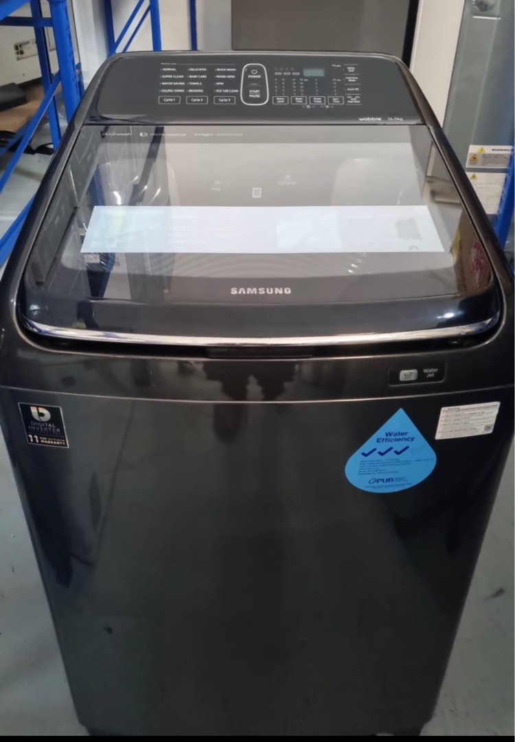 Samsung 16.0 kg Top Load Washing Machine with Digital Inverter Motor ...