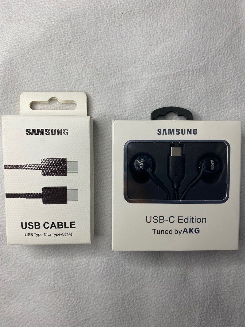 SAMSUNG type c to type c & headphone type c, Mobile Phones & Gadgets ...