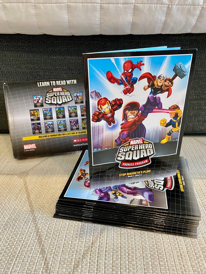 Scholastic Marvel Superhero Phonics Program, Hobbies & Toys, Books ...