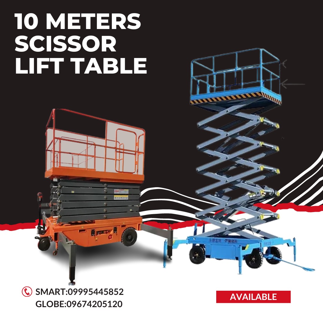 10 METERS SCISSOR LIFT TABLE, Everything Else, Others on Carousell
