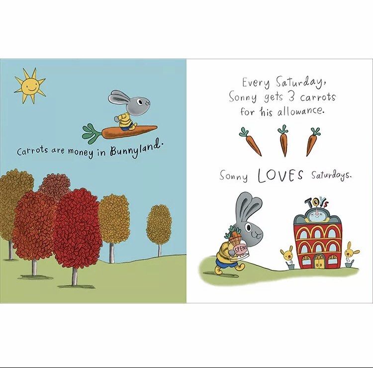 [Set of 4] Moneybunny series: Financial Literacy Book Set for kids ...