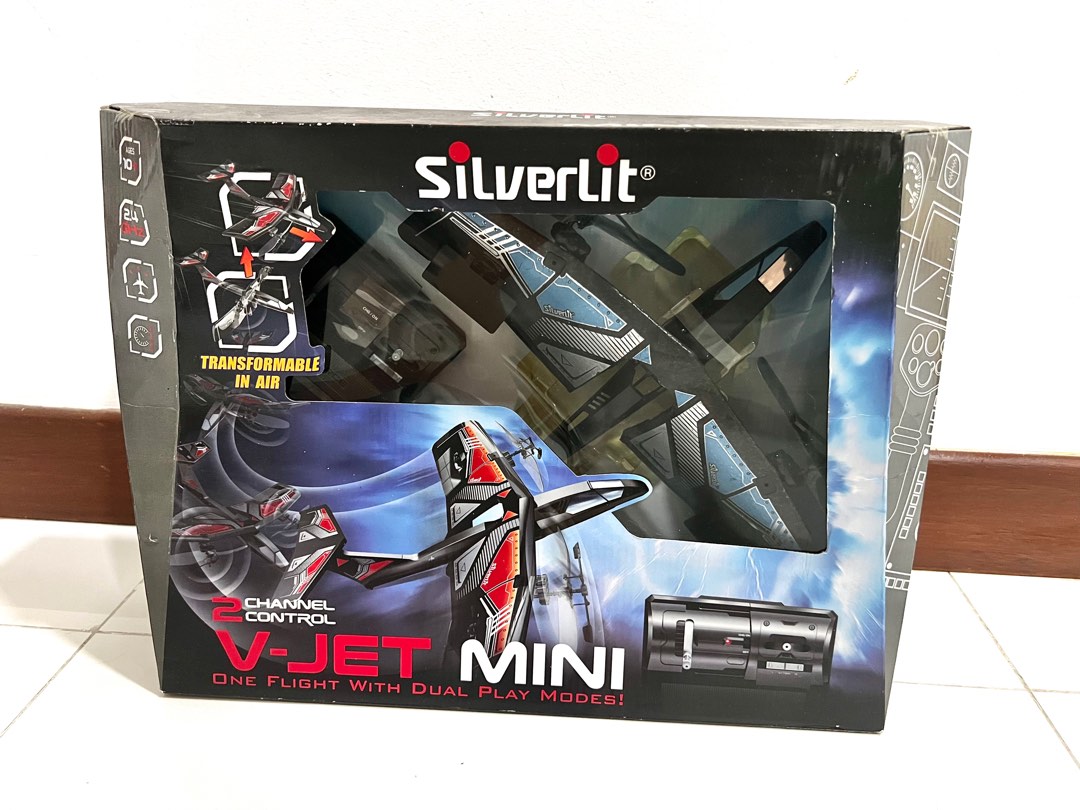 Silverlit V-Jet Mini Plane - Transformable In Air With Dual Play Modes ...