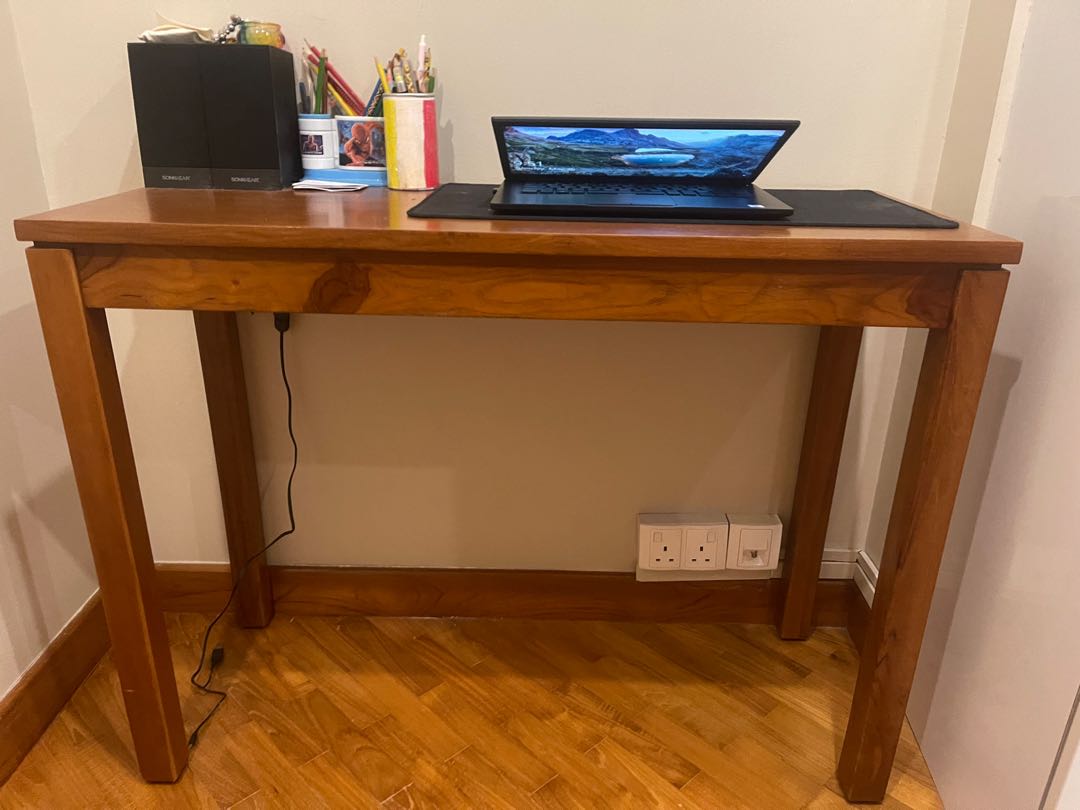 Simple Study Desk from Scanteak, Furniture & Home Living, Furniture ...