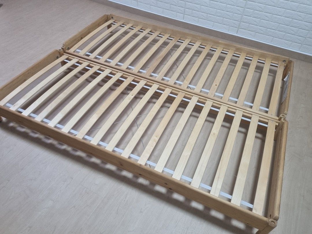Single stack bed frame -IKEA, Furniture & Home Living, Furniture, Bed ...