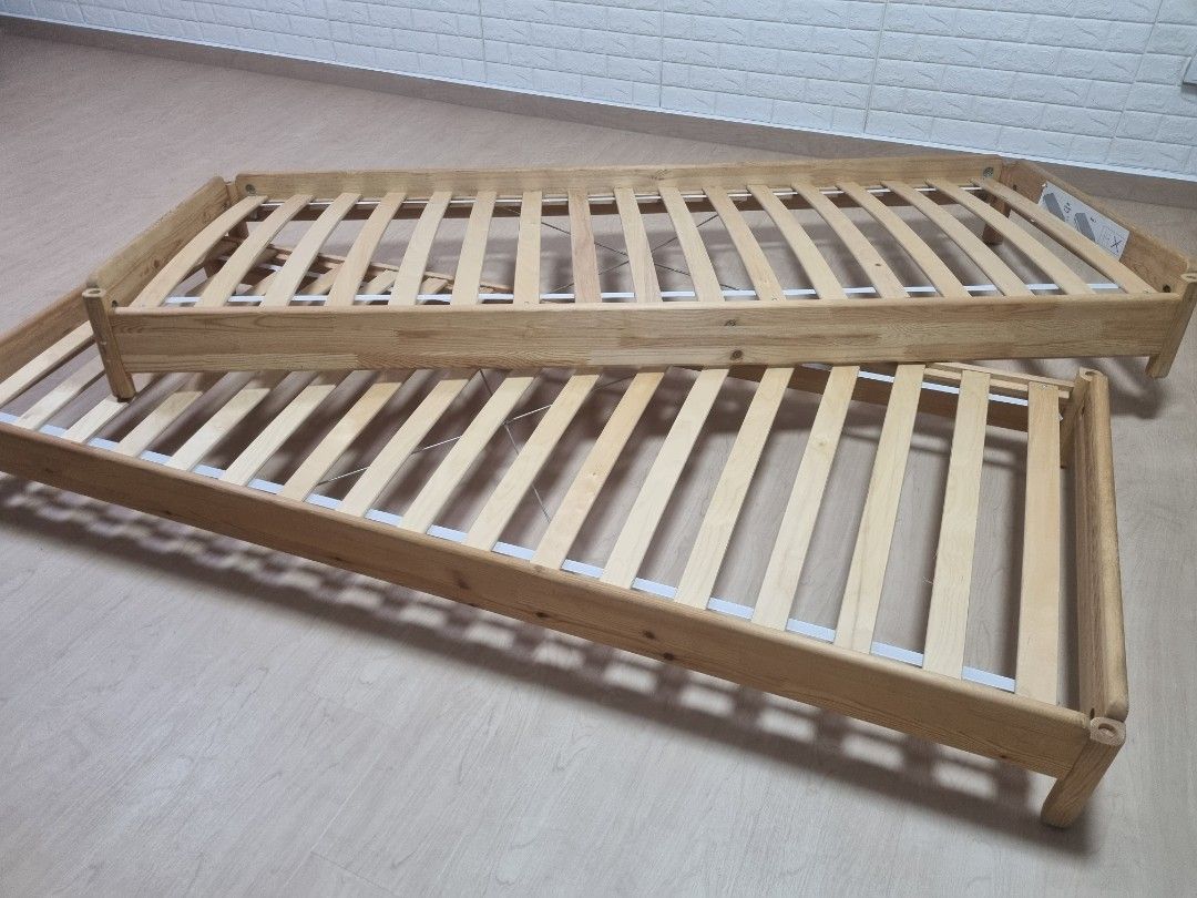Single stack bed frame -IKEA, Furniture & Home Living, Furniture, Bed ...