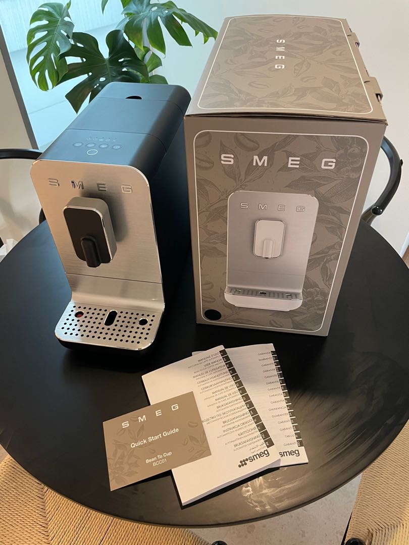 Smeg bean to cup coffee machine (bcc01), TV & Home Appliances, Kitchen ...