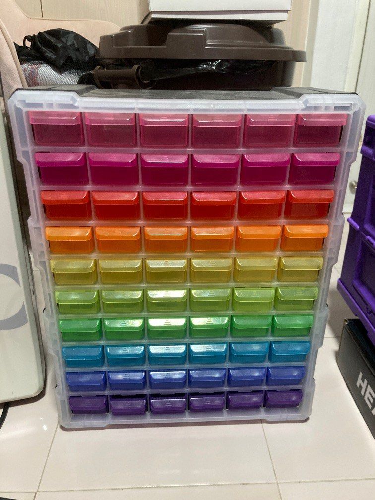 Spotlight Rainbow Storage Box, Hobbies & Toys, Stationery & Craft ...