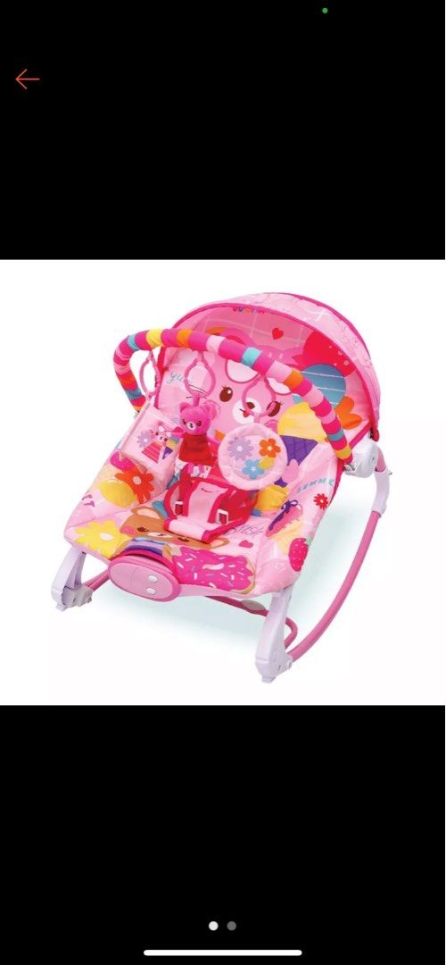 Sugar Baby 10 In 1 Premium Rocker Extra Large Seat Lola Kitten Merah ...
