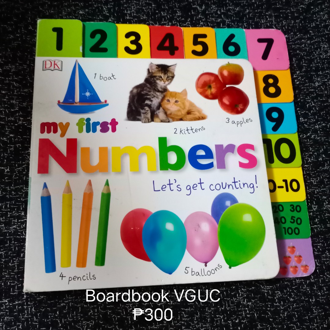 Tabbed Board Books: My First Numbers: Let's Get Counting! (My First ...
