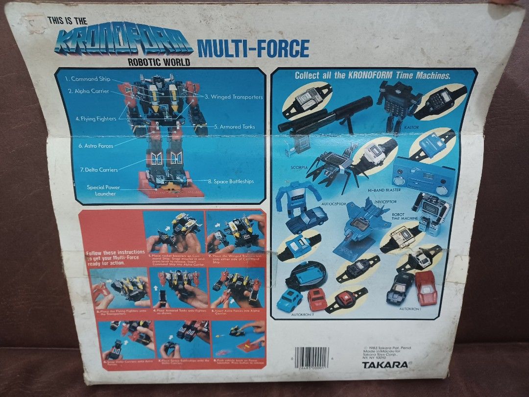 Takara Diaclone Pre Transformers Kronoform Robot, Hobbies & Toys, Toys ...