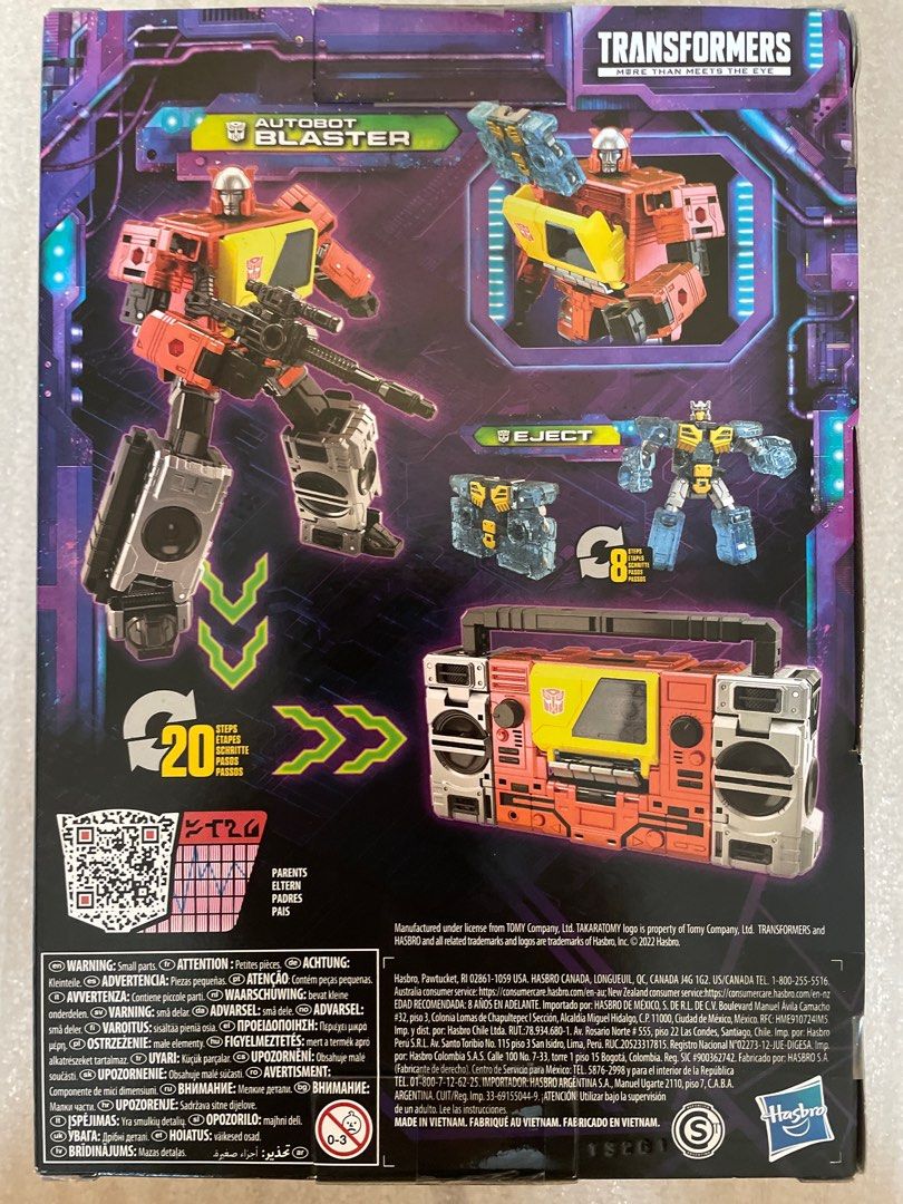 TakaraTomy - Transformers Siege Soundblaster SG-EX (War for Cybertron ; Legacy - Autobot Blaster ...