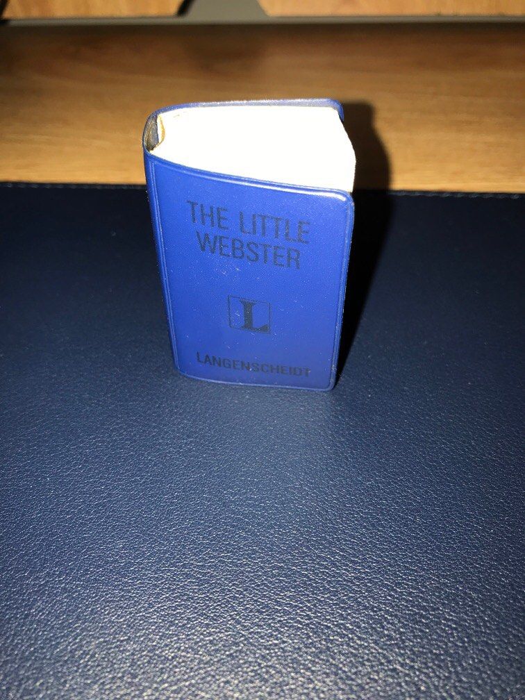 Little Webster Dictionary, Hobbies & Toys, Books & Magazines, Fiction ...