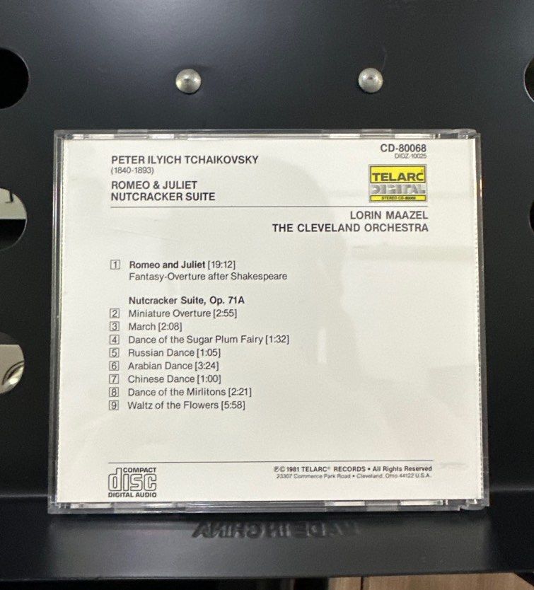 Telarc Tchaikovsky Romeo & Juliet Nutcracker Suite CD (Original First ...