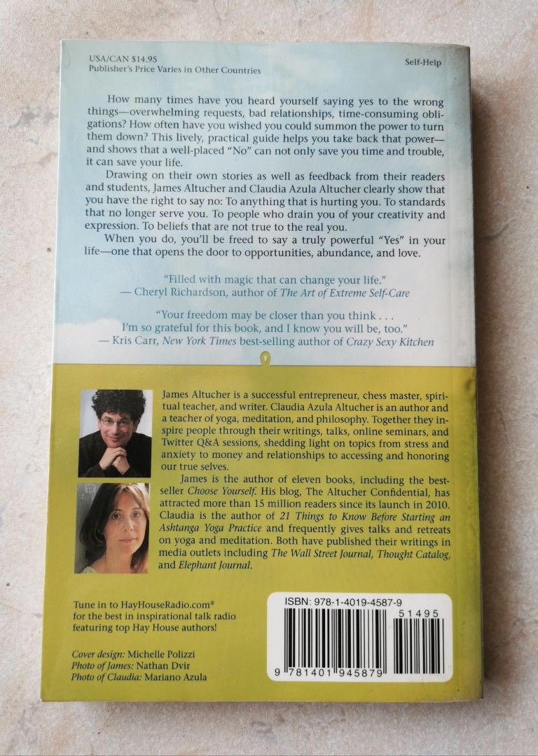 The Power of 'No' - by James Altucher & Claudia Azula Altucher, Hobbies ...