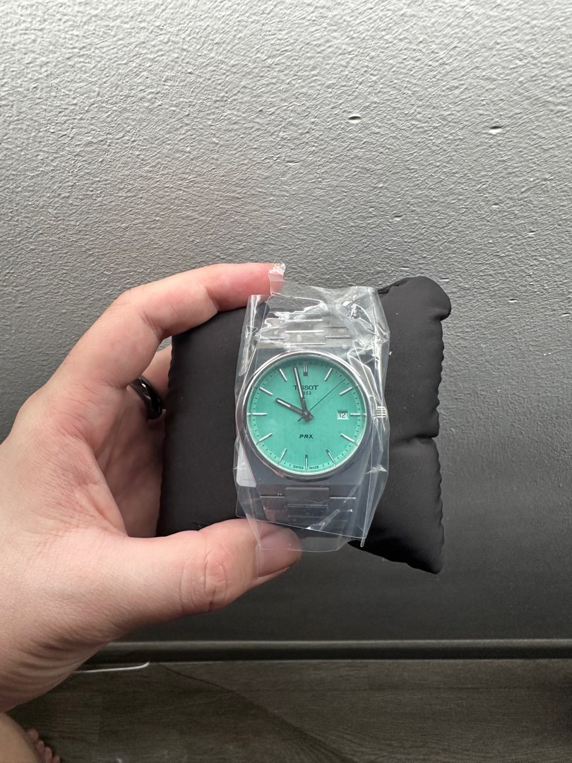 Tissot PRX Tiffany Blue / Mint Green dial, Luxury, Watches on Carousell