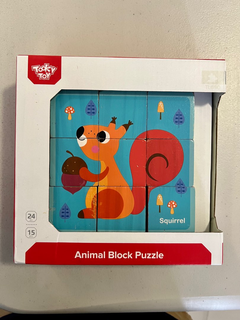 Tooky Toys Animal Block Puzzle on Carousell