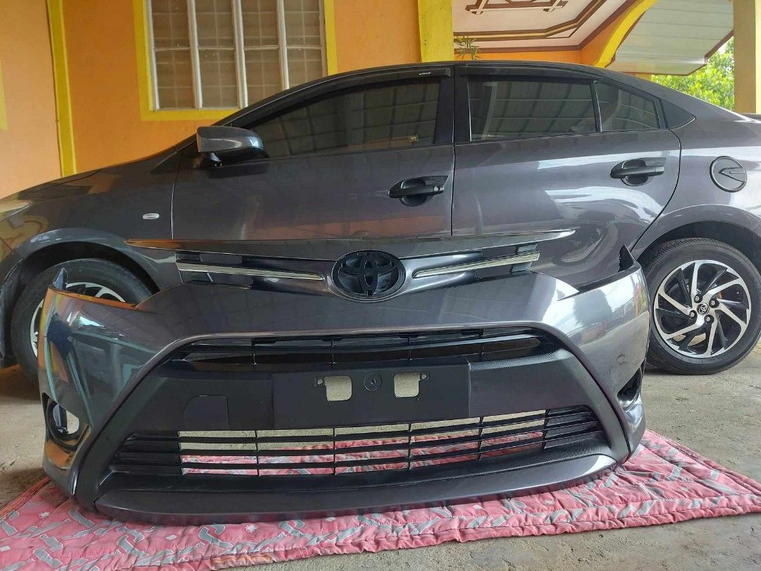 Toyota Vios gen 3 facelift-bumper set w/ headlight headlamp, Car Parts & Accessories, Body Parts ...