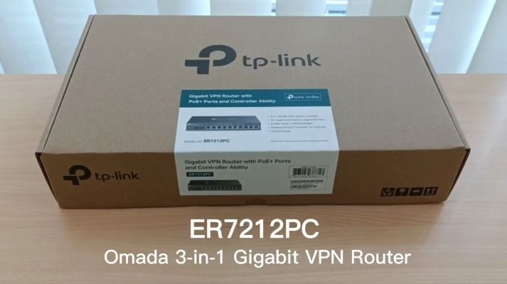 TP-Link ER7212PC Omada Gigabit VPN Router with PoE+ Ports and ...