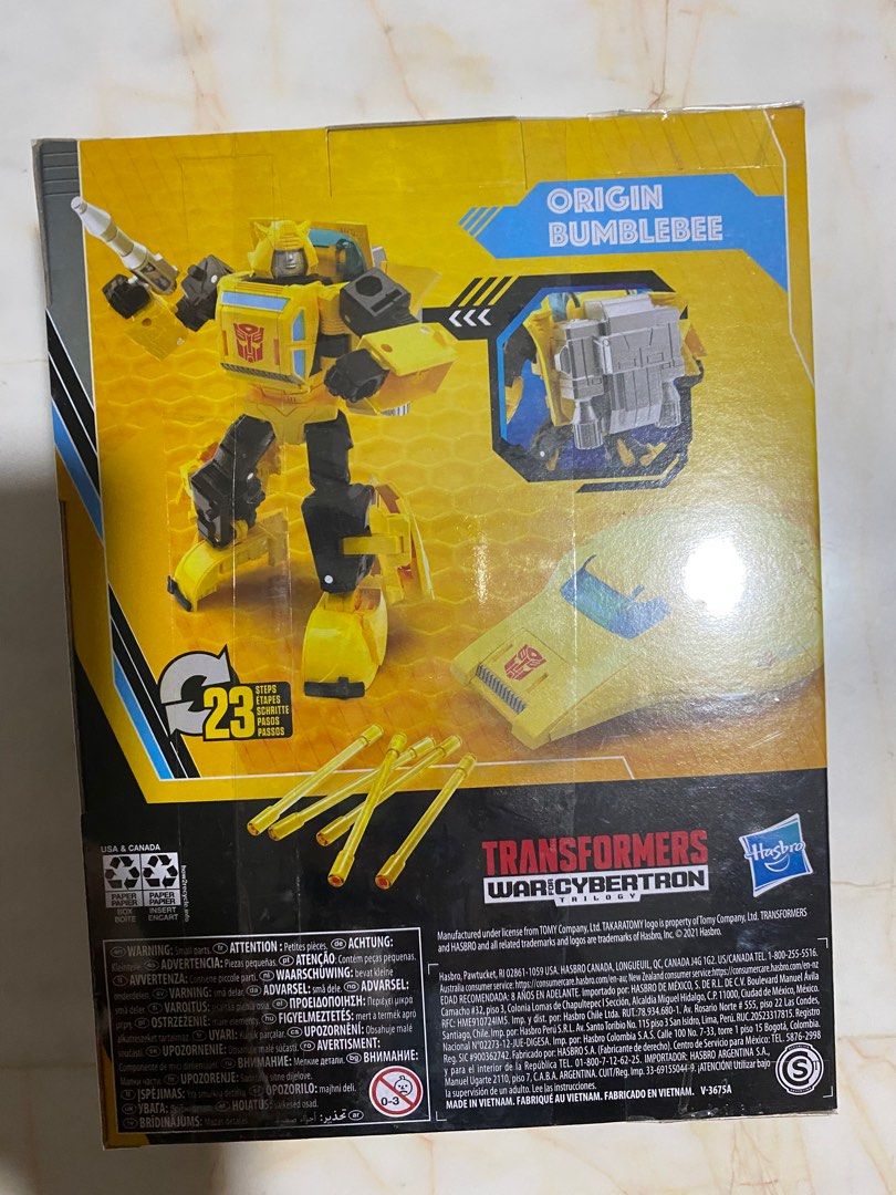 Transformers Hasbro origin bumblebee, Hobbies & Toys, Toys & Games on Carousell