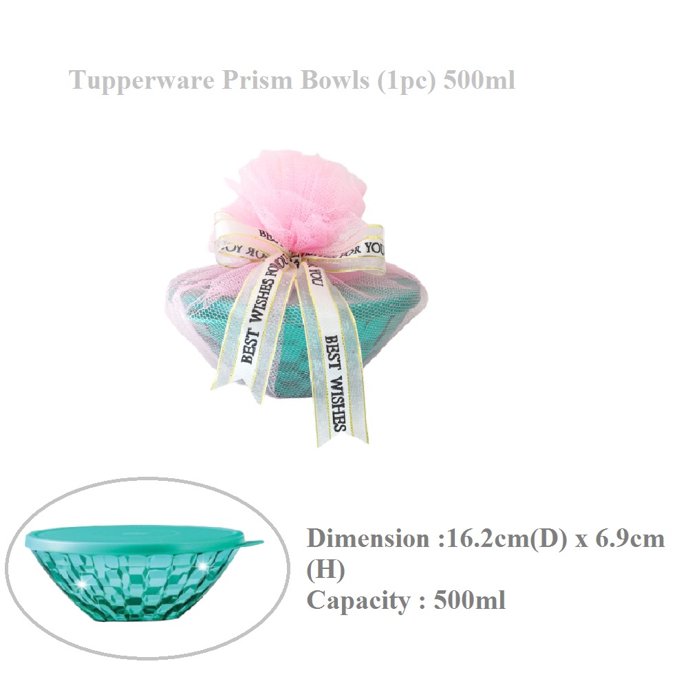 Tupperware Hamper Prism Bowl (1) 500ml, Furniture & Home Living ...