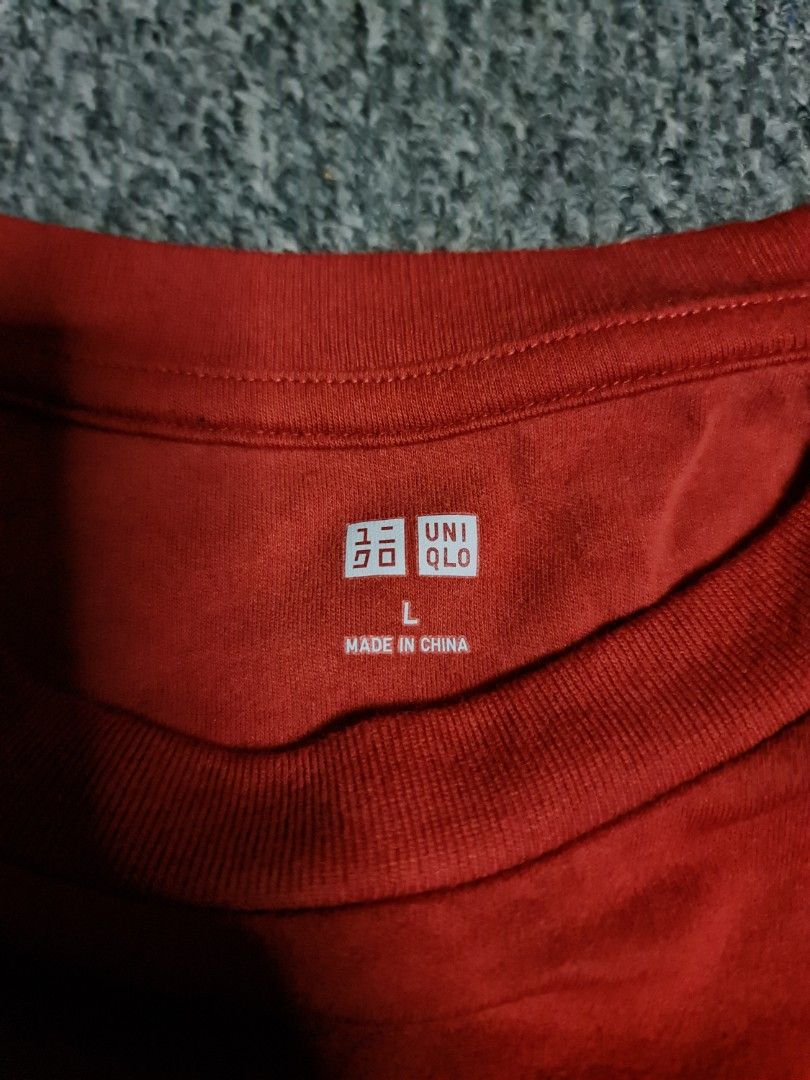 Uniqlo Red and Black Sweaters, Men's Fashion, Tops & Sets, Tshirts ...