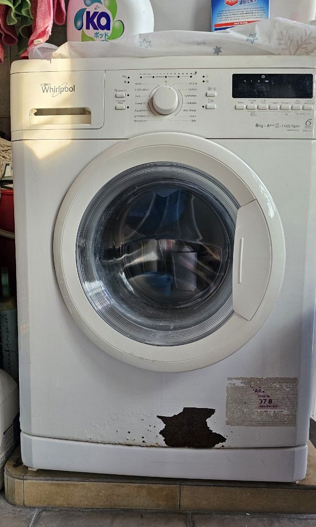 Used 8kg Whirlpool Washing Machine, TV & Home Appliances, Washing ...