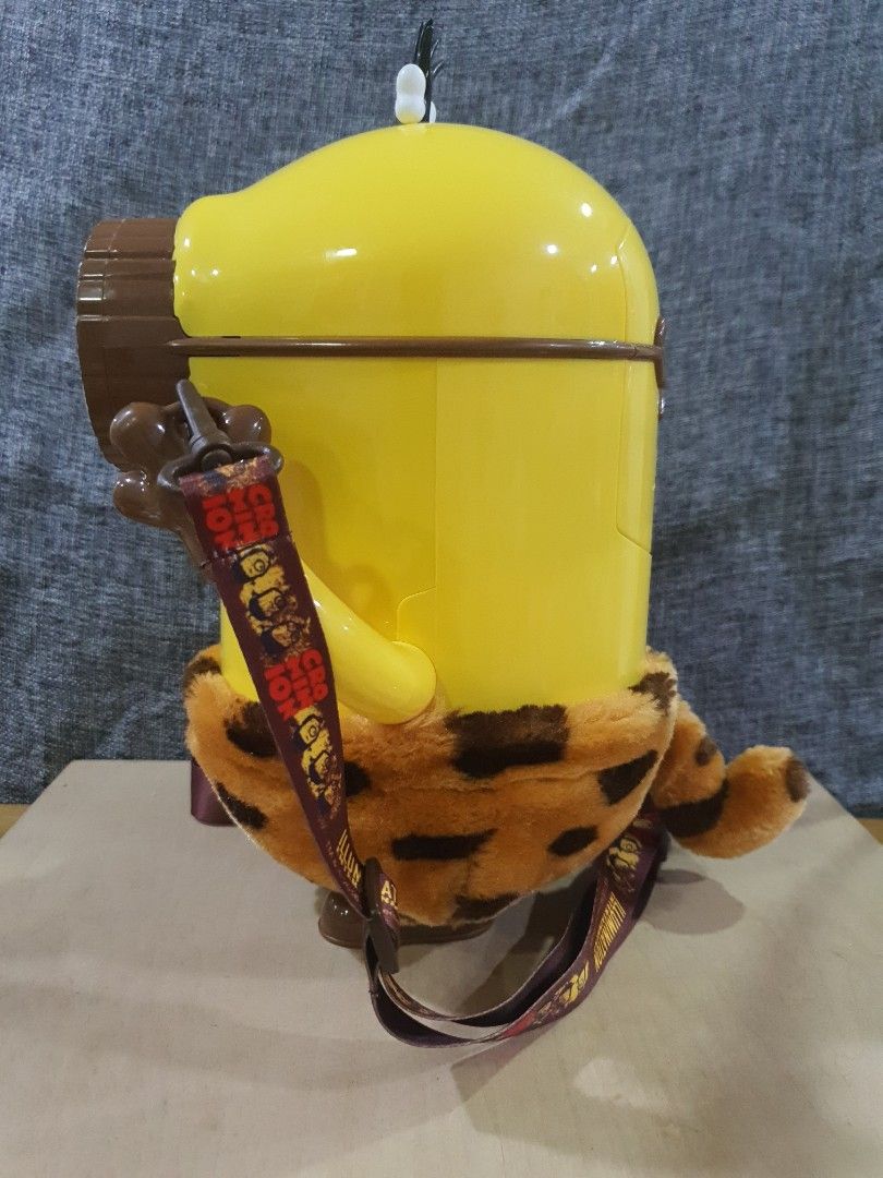 USJ Minion popcorn Bucket 29cm, Hobbies & Toys, Toys & Games on Carousell