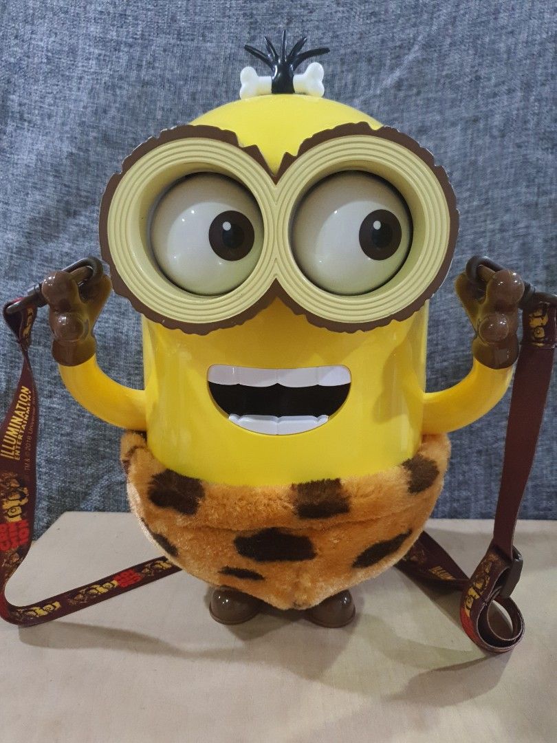 USJ Minion popcorn Bucket 29cm, Hobbies & Toys, Toys & Games on Carousell