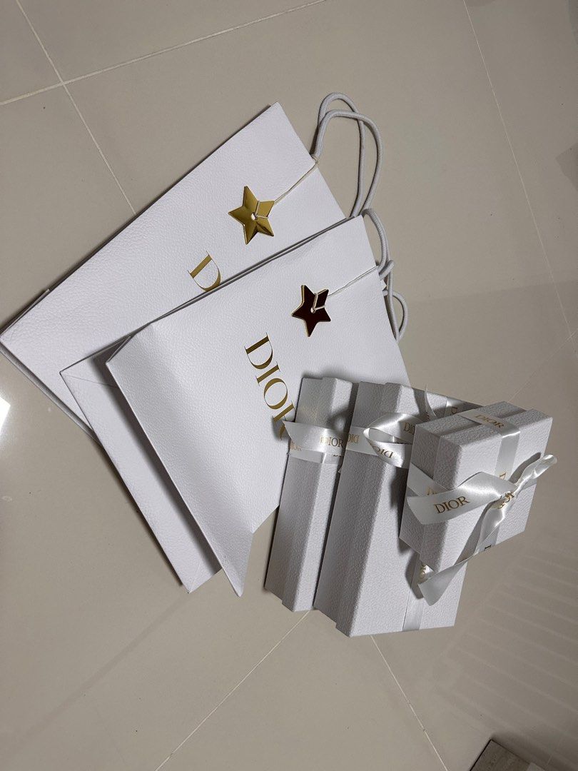 Various DIOR boxes and paperbag, Women's Fashion, Jewelry & Organisers ...