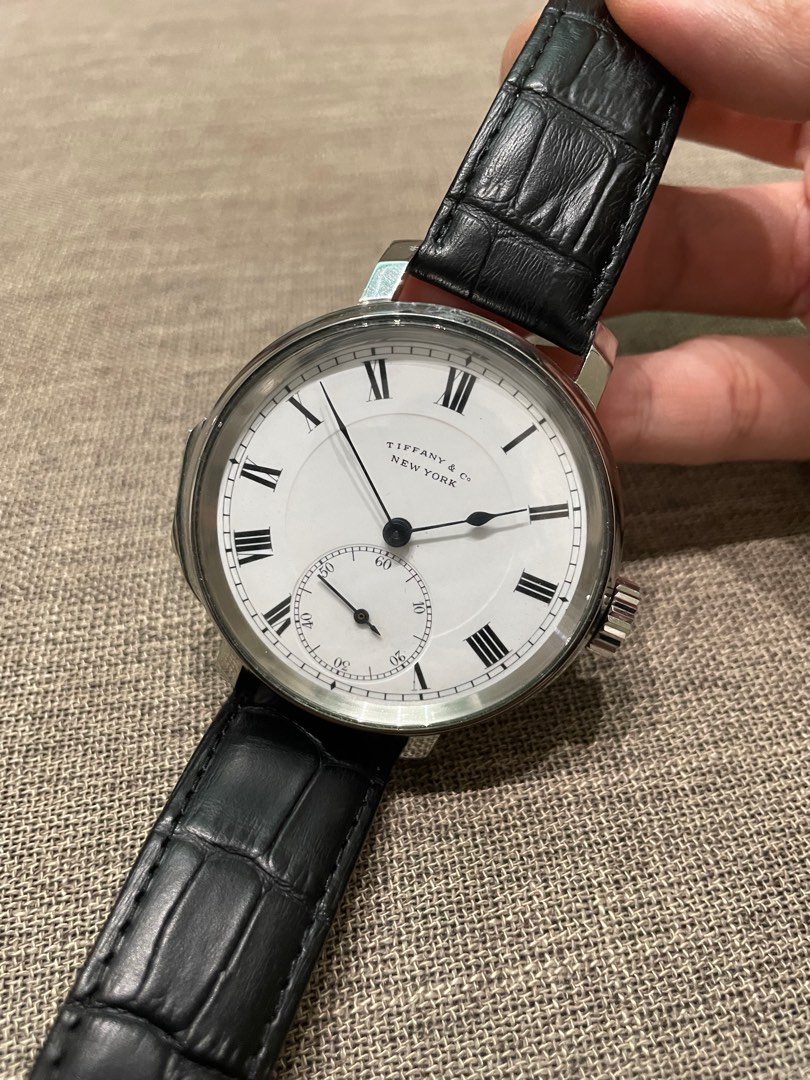 VERY RARE TIFFANY & CO STRIKING CHIMING WATCH 750 WG WHITE GOLD WINDING ...