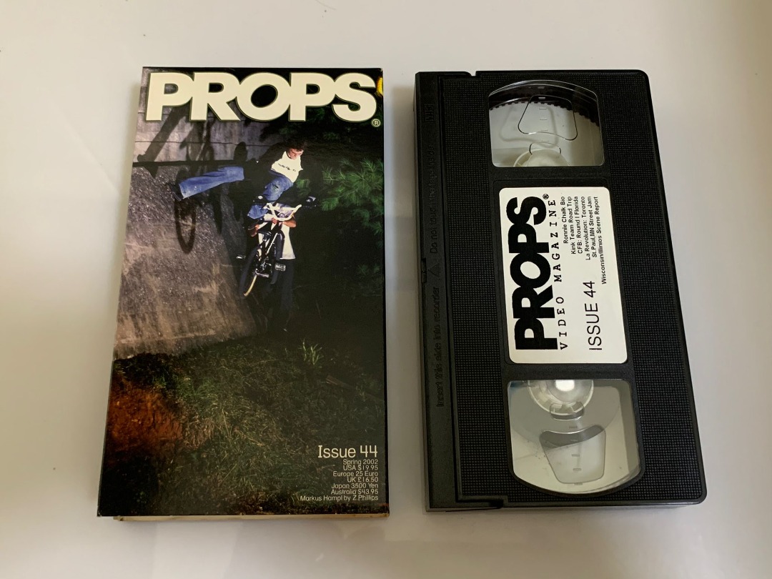 VHS BMX Props Video Magazine Issue 44, Hobbies & Toys, Music & Media ...