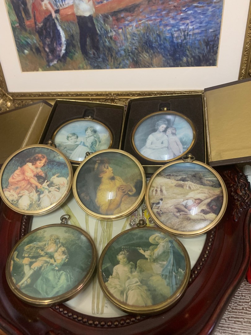 Vintage Miniature world of PETER BATES Wall Plaque. Part of collection ...