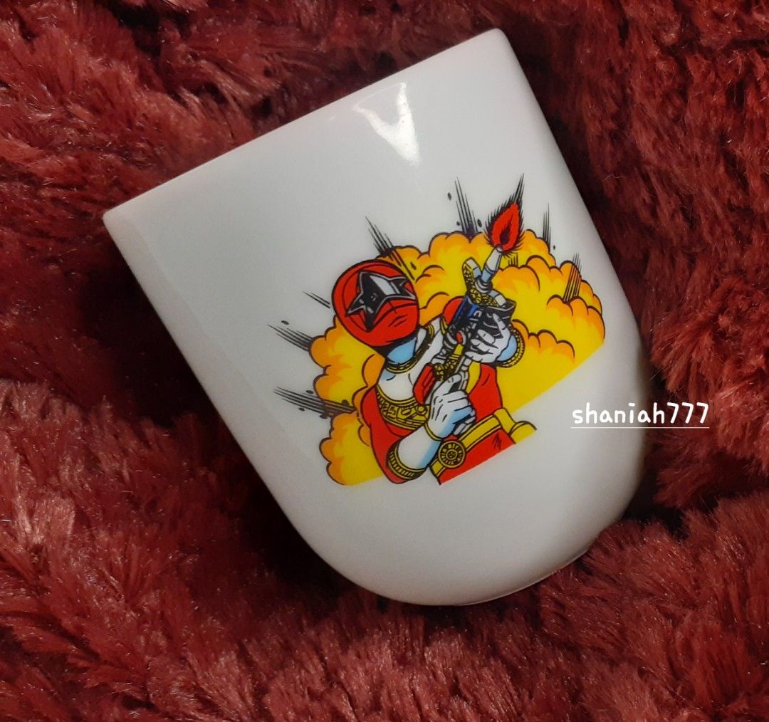 Vintage Rare 1995 Chouriki Sentai Ohranger Teacup Japanese Super Hero ...